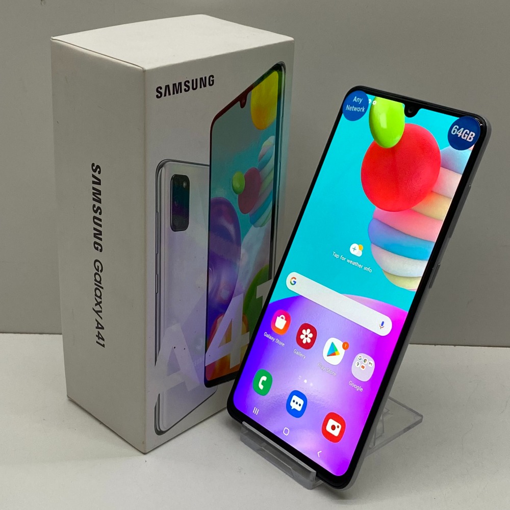 Pre-owned Samsung Galaxy A41 Unlocked Model SM-A415F/DSN 64GB White ...